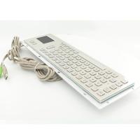 China IP65 Dustproof Stainless Steel Industrial Metal Keyboard With Touchpad For Self Service Kiosk Machine for sale