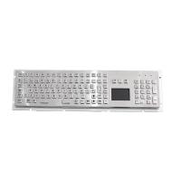 China Rugged IP65 Waterproof Industrial Stainless Steel Metal Keyboard With Touchpad Self Service Kiosk for sale