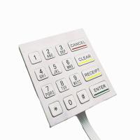 China 4x4 Waterproof IP65 Stainless Steel Metal Numeric Keypad For Self Service Kiosk Machine for sale