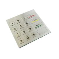 China Self Service Kiosk Machine Waterproof IP65 Stainless Steel Metal Numeric Keypad with 4x4 Keys for sale