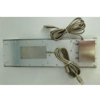 China Industrial IP65 Stainless Steel Metal Keyboard With Trackball Input Device For Self Service Kiosk for sale