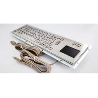 China Dustproof IP65 Stainless Steel Industrial Metal Keyboard With Touchpad For Self Service Kiosk Machine for sale