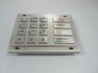 China CE RoHS WOSA Driver Metal Keypad 160x102.4mm EPP Pin Pad for sale