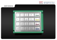 China Bill Payment Kiosk 20 Keys SS304 Metal Numeric Keypad 5V DC ATM Keypad for sale