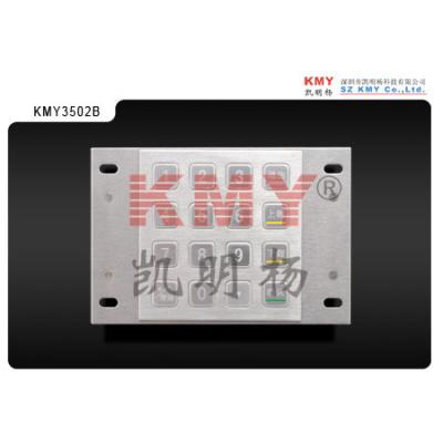 China FCC Interactive Kiosk Metal Keypad 87.5×91.5mm Cash Machine Pin Pad for sale