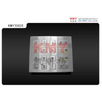 China 4x4 Keys 5VDC Stainless Steel Keypad 0.45mm Cash Machine Number Pad for sale