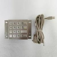 China 16 Keys Encrypted USB RS232 ATM Pin Pad Payment Terminal Keypad for sale