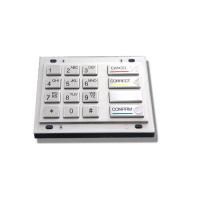 China PCI 4.X Certification 16 Keys 3 DES Encrypted Pin Pad For ATM Machine for sale