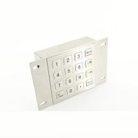 China Waterproof IP65 304 Stainless Steel Kiosk Pin Pad EPP 16 Keys Metal Payment for sale