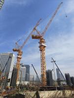China 6000kg Luffing Jib Tower Crane 6 Ton Skyscraper Crane QTD80-6 for sale