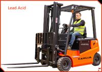 China KAMUJA 2.5 Ton Electric Lead Acid Battery Forklift 80V 400A 2500kg Capacity for sale