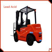 China Kamuja FE4P35Q 3.5 Ton Electric Forklift AC Motor Lead Acid Battery 3000mm Lift for sale