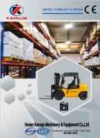China 5000kg 5.0 Ton Diesel Forklift Mitsubishi Engine A-SF50X 3000mm Lift Height for sale
