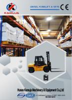 China 7000kg Diesel Forklift 7 Ton ISUZU 6BG1 Engine 3000mm Lift Height for sale
