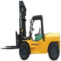 China 10 Ton Diesel Forklift 10000kg Load Capacity ISUZU Engine Free Mast A-SF100 for sale