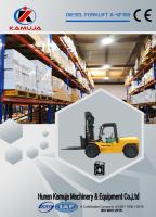 China 10 Ton Diesel Forklift 10000kg Load Capacity ISUZU Engine Free Mast A-SF100 for sale