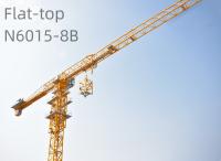 China 8 Ton Tower Crane Flat Top Building Tower Crane Model N6015-8B for sale