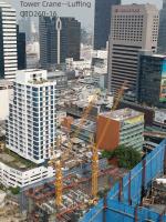 China 16 Ton Luffing Jib Tower Crane 60m Radius QTD260-16 for Skyscraper Construction for sale
