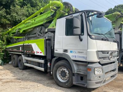 China Used Zoomlion 49m Truck Mounted Concrete Pump ZLJ5330THBBE 49X 6RZ 180m3h 11.3MPa for sale