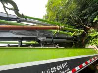 China Used Zoomlion 56m Concrete Pump Truck ZLJ5440THBK 56X-6RZ 600L Hopper for sale