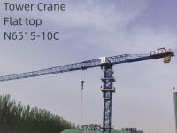 China 10 Ton Flat Top Tower Crane N6515-10C 46.5m Climbing Type for Building Construction for sale