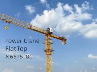 China N6515-8C 8000kg Flat Top Tower Crane for Building Construction 46.5m Height for sale