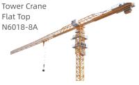 China 8 Ton Flat Top Tower Crane N6018-8A 45.5m Jib for Skyscraper Construction for sale