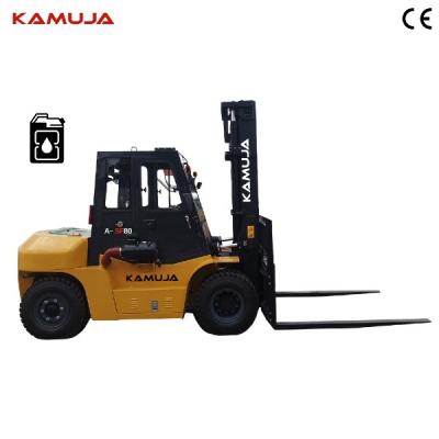 China A-SF80 8.0T Diesel Fork Truck 8000kg with ISUZU 6BG1 Engine 4860mm Length for sale
