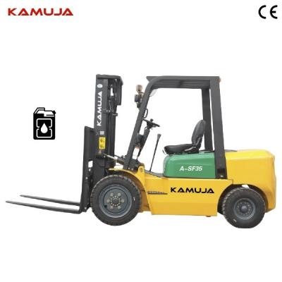 China ISUZU 3.5 Ton Diesel Forklift 3500kg Capacity with 3000mm Lift Height for sale