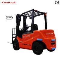 China KAMUJA 3.5 Ton Lithium Battery Forklift 3000mm Lift Height AC Motor for sale