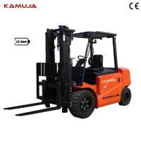 China KAMUJA 5 Ton Lithium Electric Forklift 5000kg Capacity Full Free Mast FE4P50Q for sale