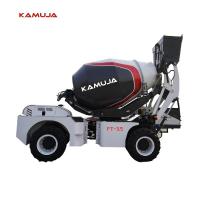 China 5500L Automatic Concrete Mixer 3.5M3 Truck Mounted Feed Mixer 85kW Diesel Engine for sale