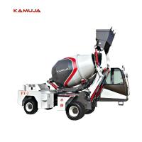 China Hydraulic 2m3 Auto Concrete Mixer Truck Mounted Mixer 4x4 76kW Diesel for sale