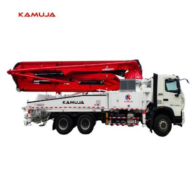 China Kamuja TP43RZ5 Truck Mounted Concrete Pump 43m Boom 150m3/h Electronic Drive for sale