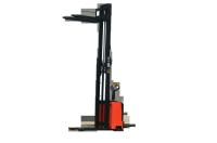 China Standing On Electric Stacker 1.5t Load 1600mm to 3600mm Lift Built in Charger for sale