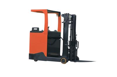 China Electric Reach Truck 2 Ton Load 3 Meter Lift Seated On Operation QGB20S for sale