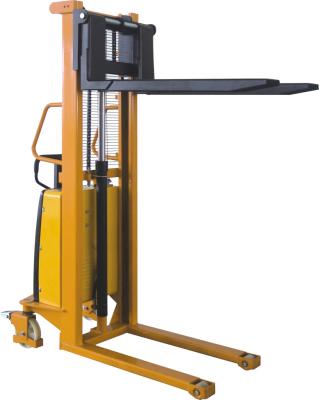 China Semi Electric Stacker 1 Ton Load Capacity 3000mm Lifting Height High Strength Mast for sale