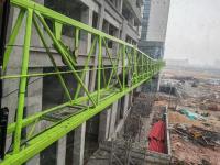 China Used Flat Top Tower Crane WA6010-6A 60m Jib Length 6t Max Load 2021 for sale