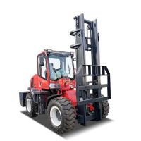 China Rough Terrain Forklift Truck 5 Ton 4WD Index Axis EPA4 EuroV 76KW for sale