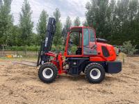 China 3.5T Rough Terrain Forklift ( Index Axis) for lifting 3~6m for sale