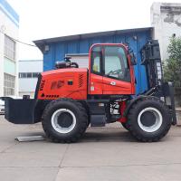 China 5.0T Short Rough Terrain Forklift Lifting Height 3~6m for sale
