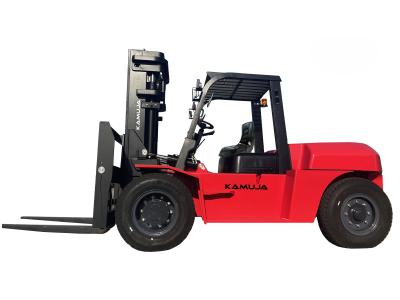 China 10 Ton Diesel Forklift 10000kg Load Capacity Heavy Duty Industrial Warehouse for sale