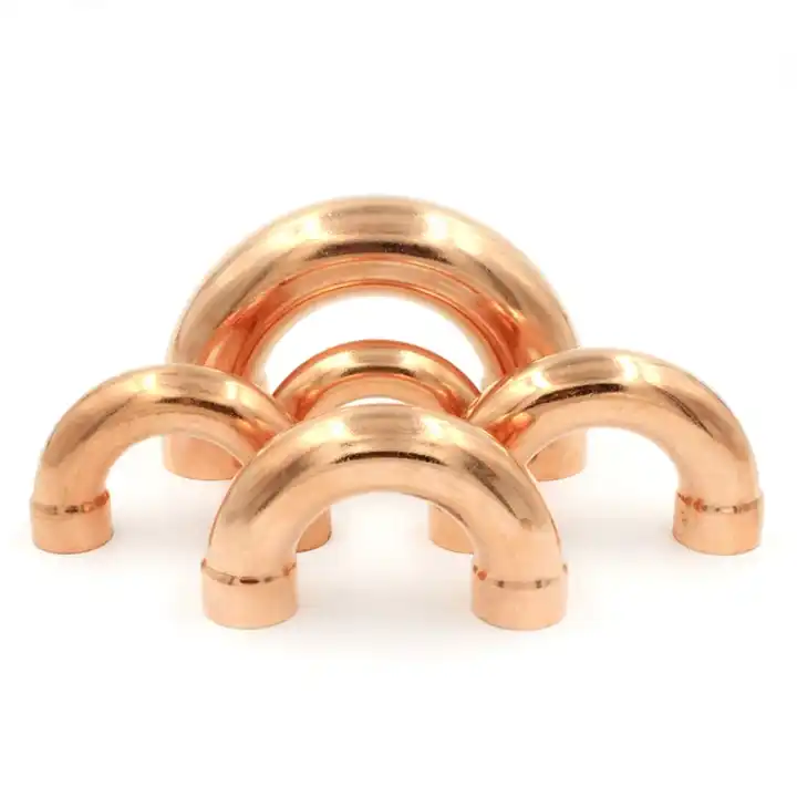 High Quality 180 Degree Elbow Copper Welding Pipe Fitting Wholesale 180 Degree Return Bend Copper Pipe fitting