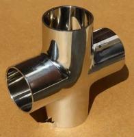 China CuNi 9010 Equal Cross Pipe Fitting Copper Nickel ANSI B16.9 Straight 2