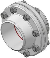 China CuNi 70/30 Socket Weld Flange Class150, Forged C71500 Seawater & Biofouling Resistant for sale