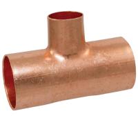 China Butt Weld Copper Nickel Equal Tee ANSI B16.9 1/2