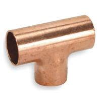 China ANSI B16.9 Copper Nickel Equal Tee C70600 Butt Weld Pipe Fittings For Buildings for sale