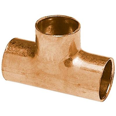 China Copper Nickel Butt Weld Reducing Tee CuNi10Fe1Mn And CuNi30Fe1Mn DIN 86088 for sale