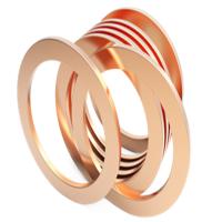 China Graphite Flat Metal Ring Gasket OEM ODM For Pipe Fittings for sale