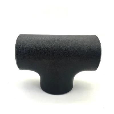 China Forged Butt Welding Straight And Reducing Tee For Industry Carbon Steel Pipe Fittings for sale